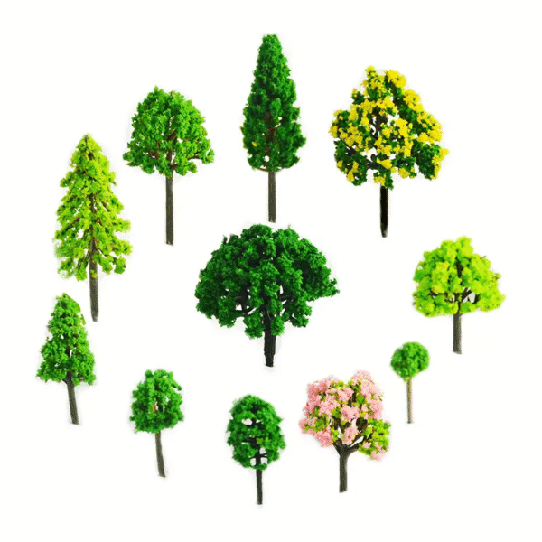 * Miniature Model Trees (11pcs) – Candescent Crafting