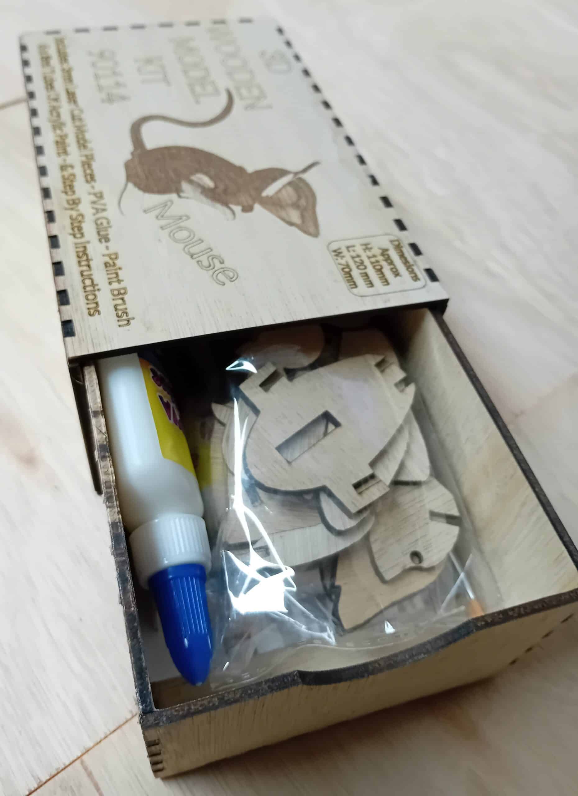 Make & Paint Your Own 3D Wooden Mouse Model – Candescent Crafting